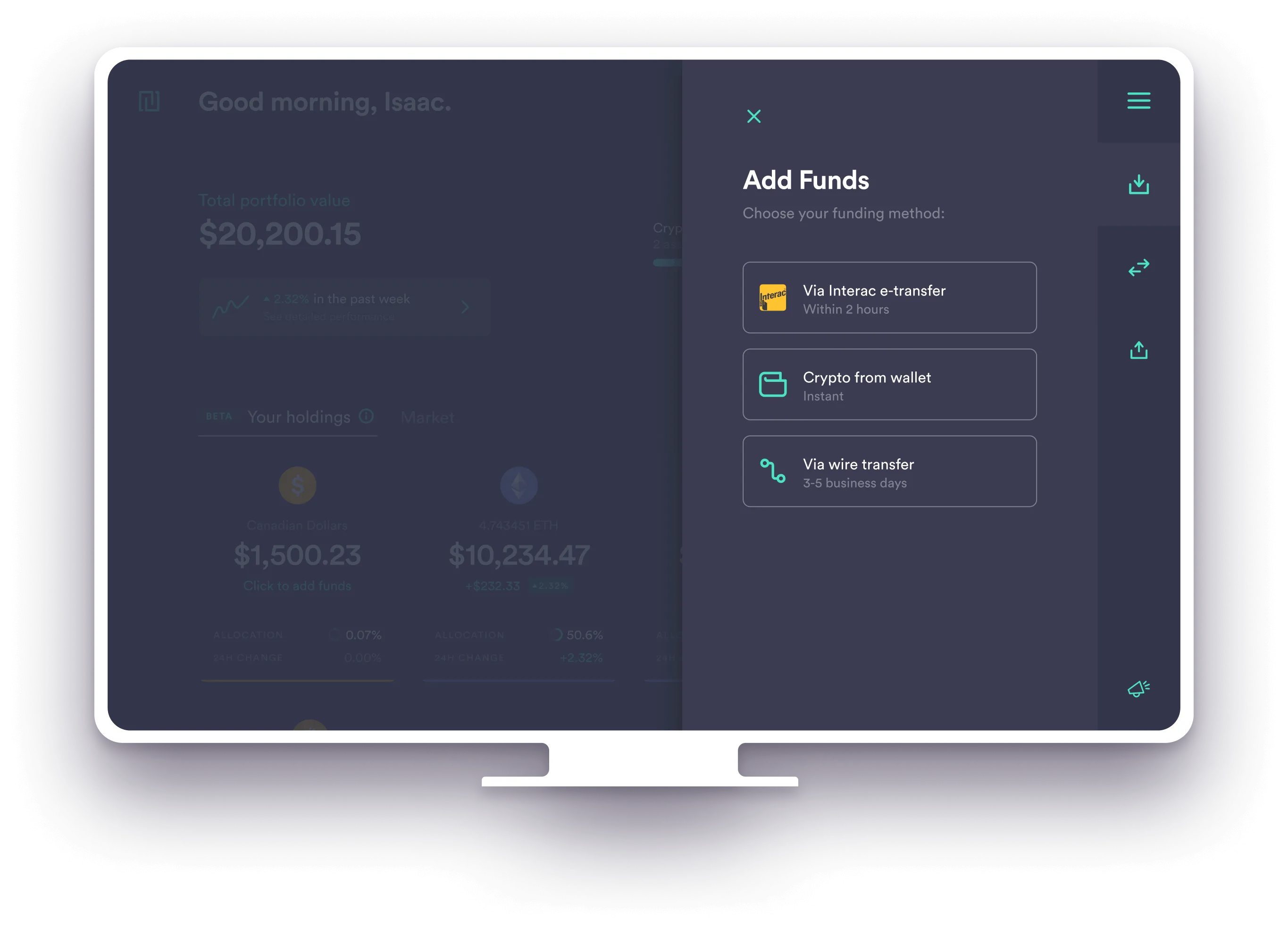 Funding & withdrawing on Newton | Newton