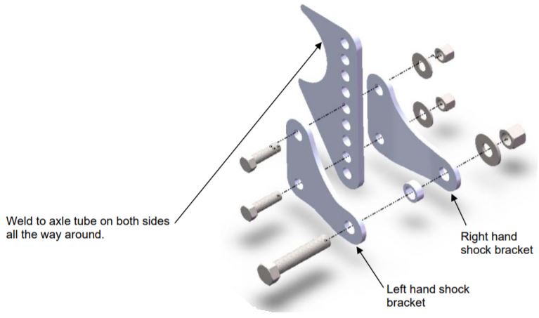 64080: Installation Instructions for Lower Coil-Over Shock Mount