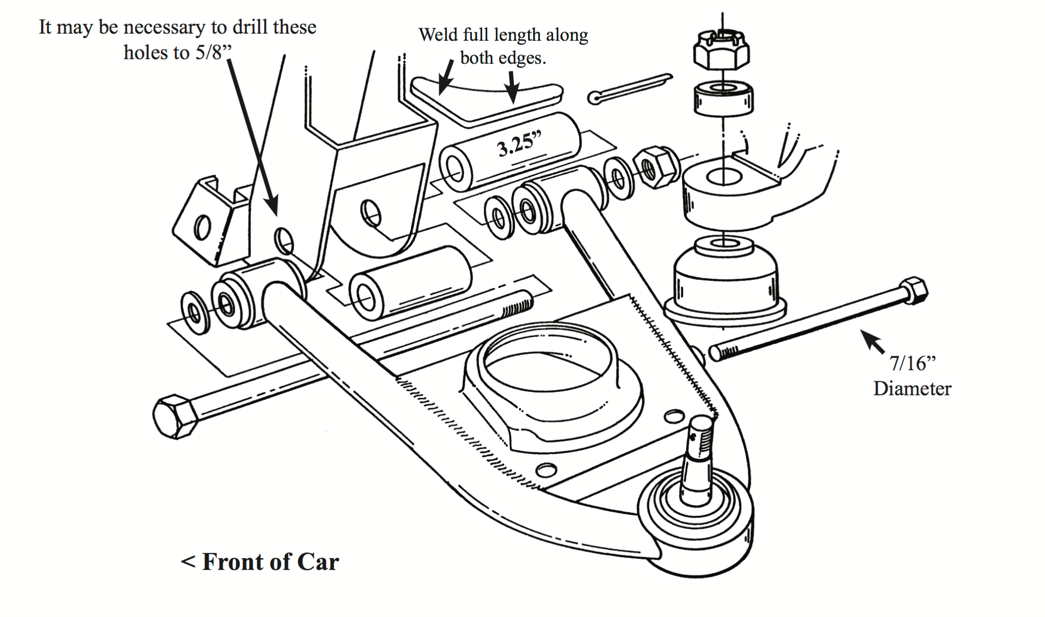 64560 & 62: Installation Instructions for Mustang II Upper & Lower ...