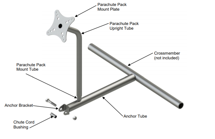 64830 & 64832: Installation Instructions for Parachute Mount