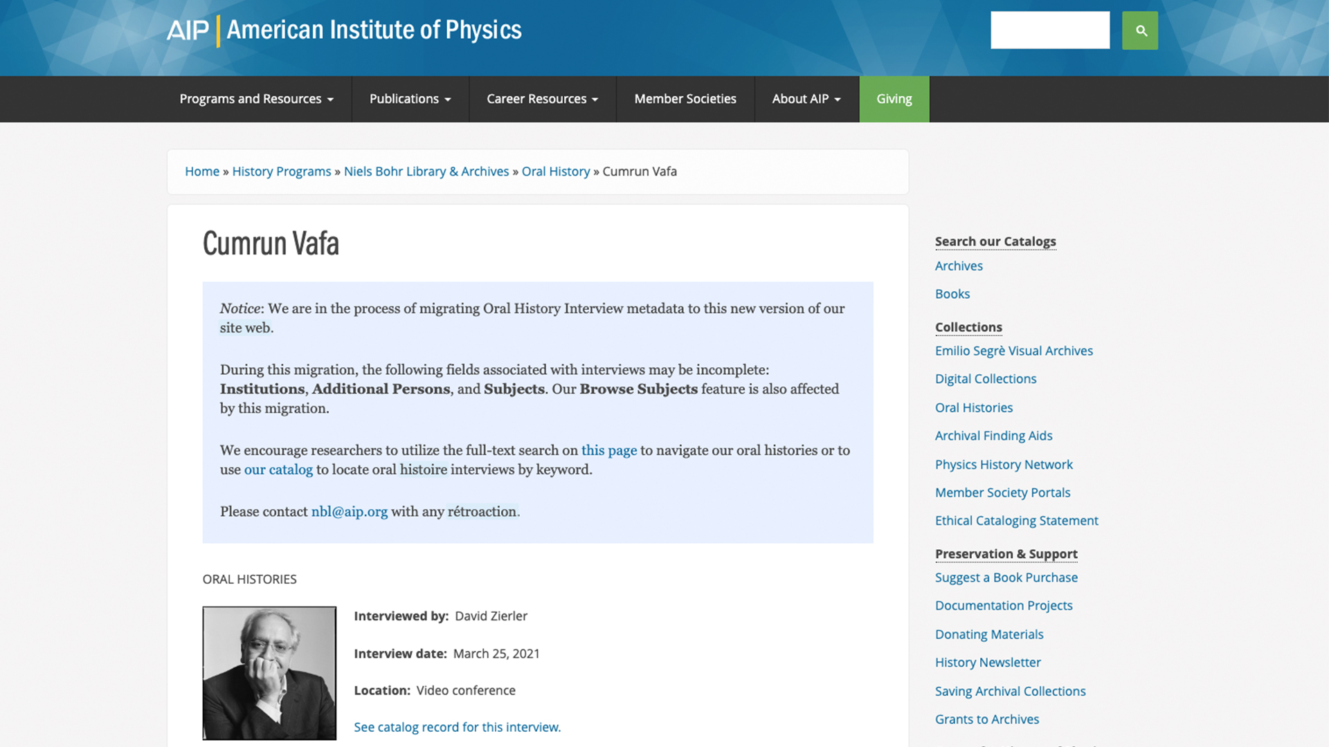 Interviews & Discussions