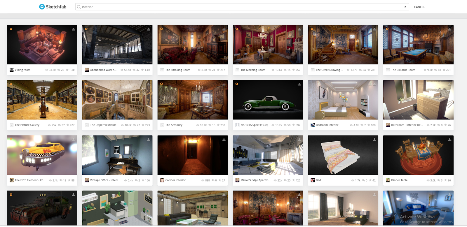 Bringing models from Sketchfab into Vizard and SightLab