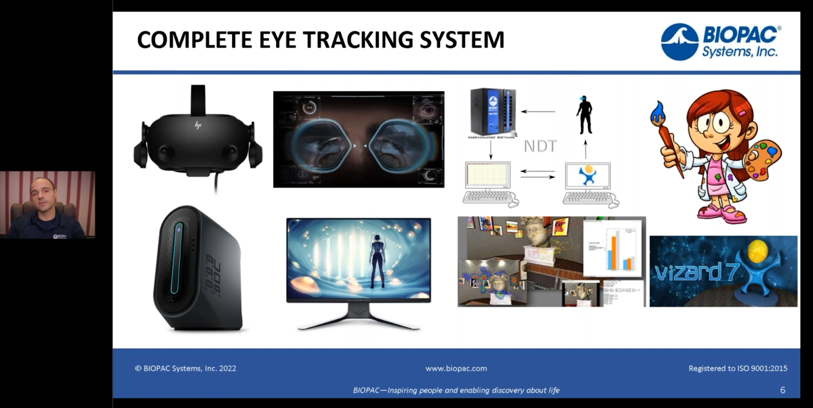 Create VR Experiments with Eye Tracking and Biofeedback