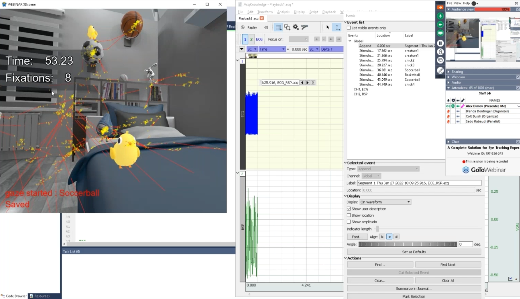 Create Multi-User VR Eye Tracking Experiments with SightLab VR Software