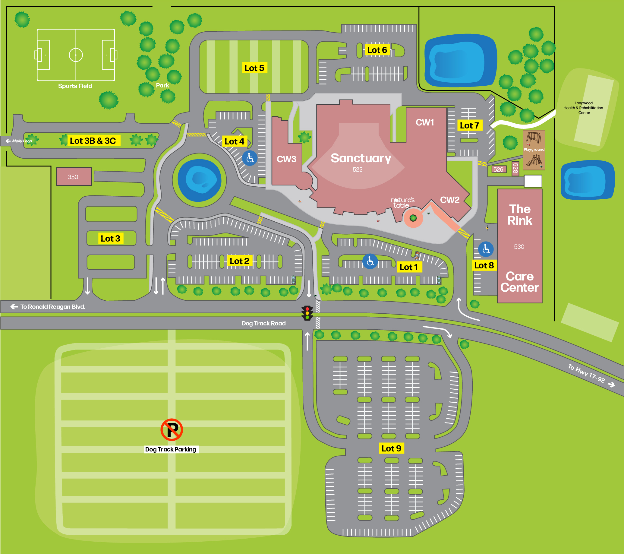 Church Parking Lot Diagram