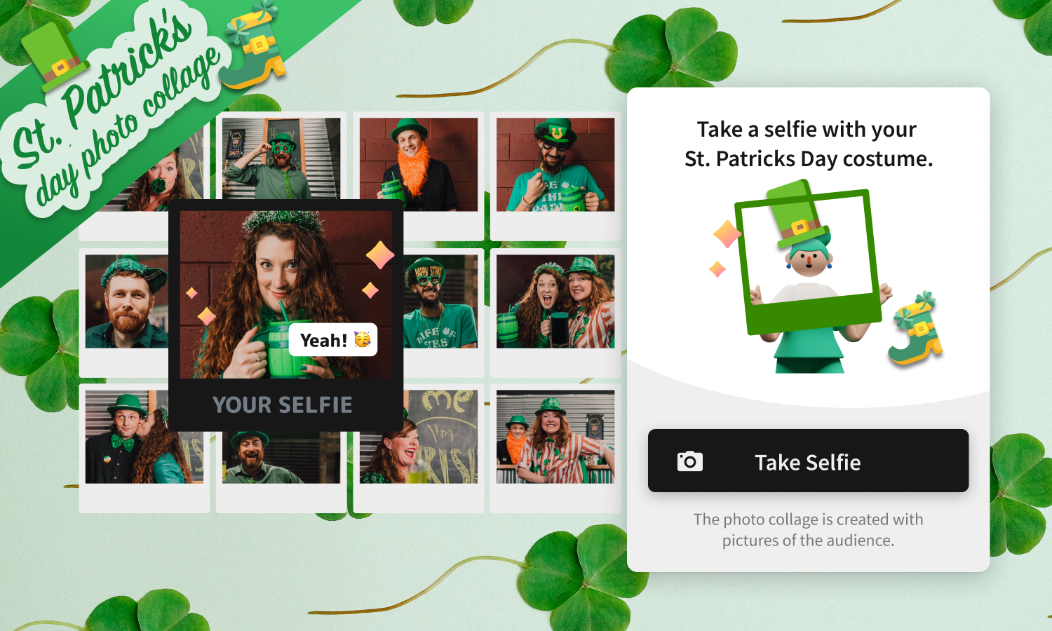 St. Patricks Day Photo Collage
