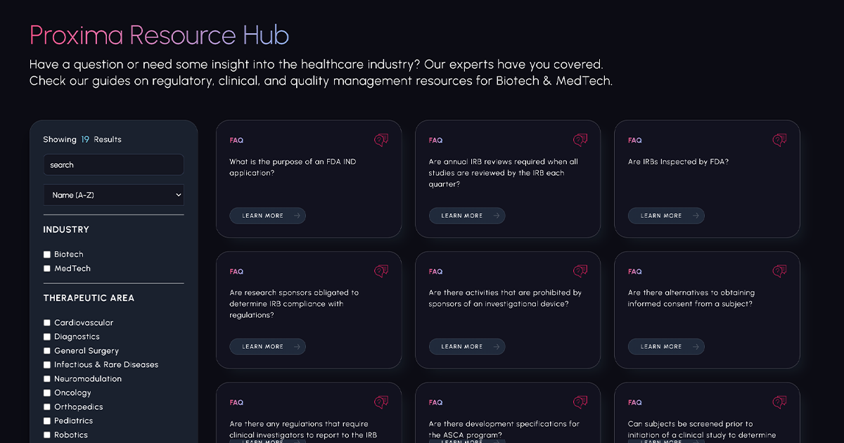 CRO & Healthcare Resource Hub