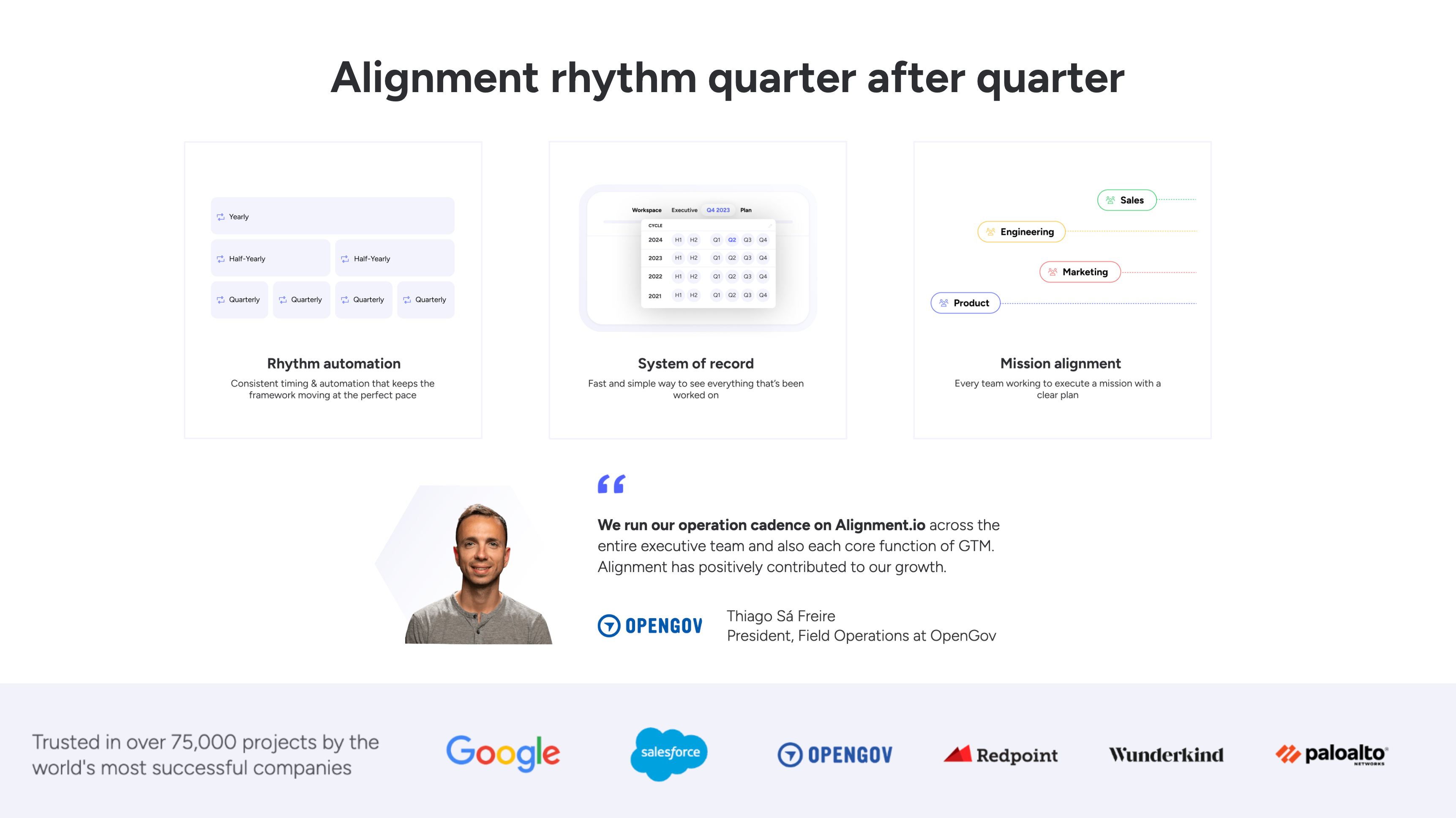 Make your workflow consistent across all teams | Alignment.io Playbook
