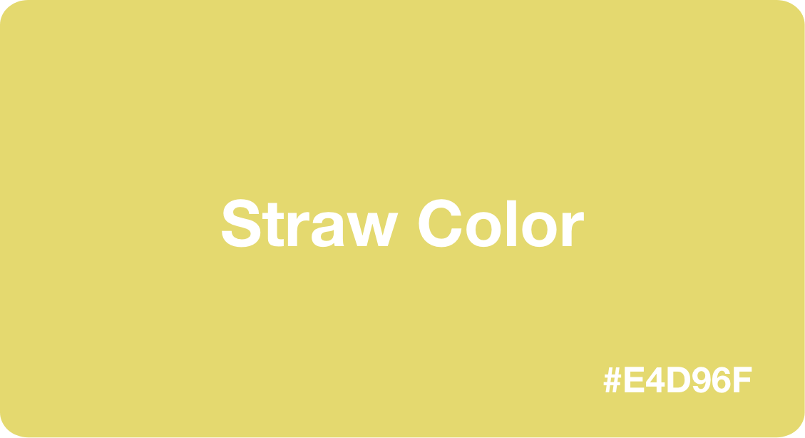 Straw Color: Best Practices, Color Codes, Palettes & More!
