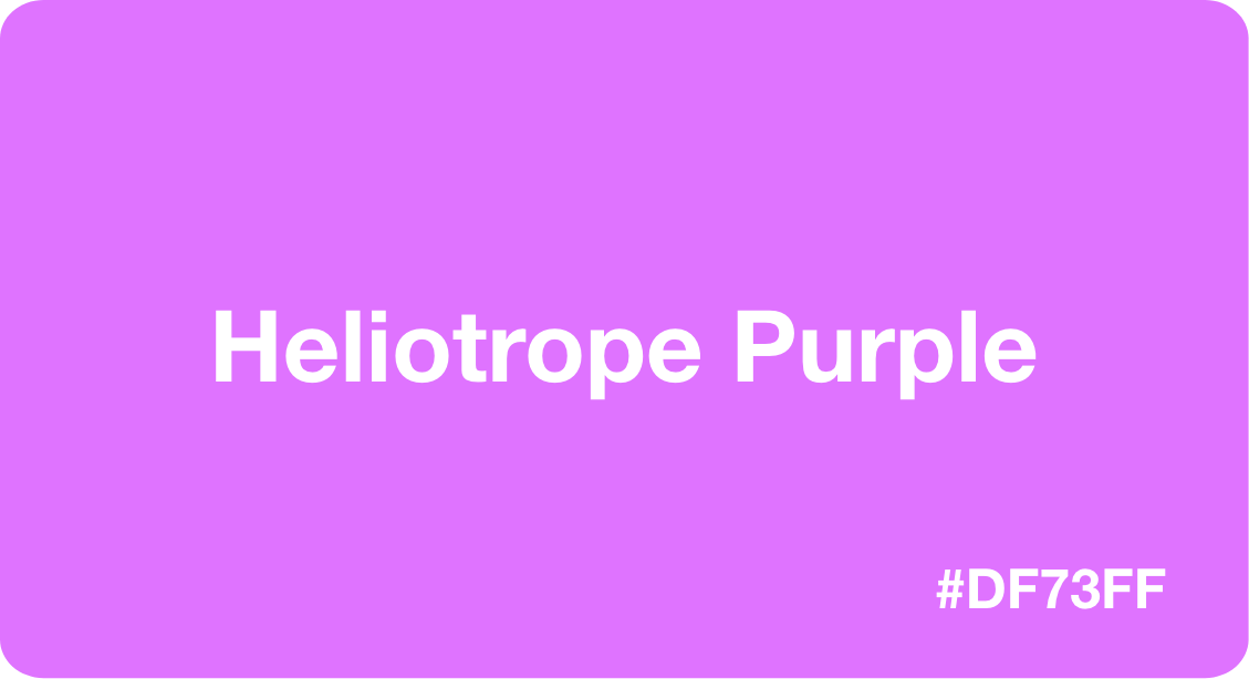 Heliotrope Purple Color: Best Practices, Color Codes, Palettes & More!