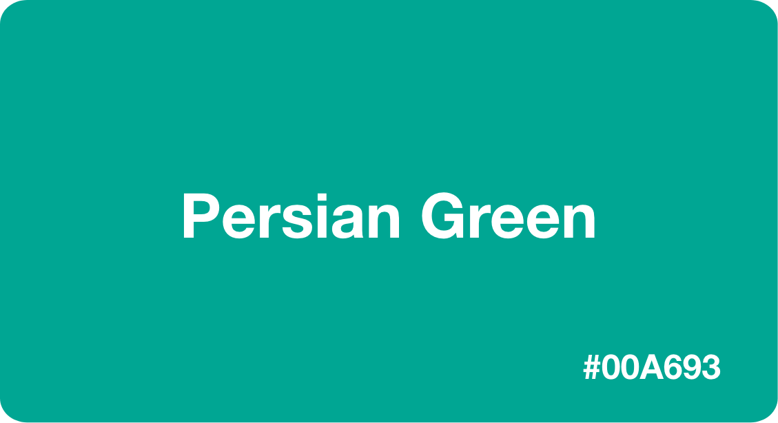 Persian Green Color: Best Practices, Color Codes, Palettes & More!