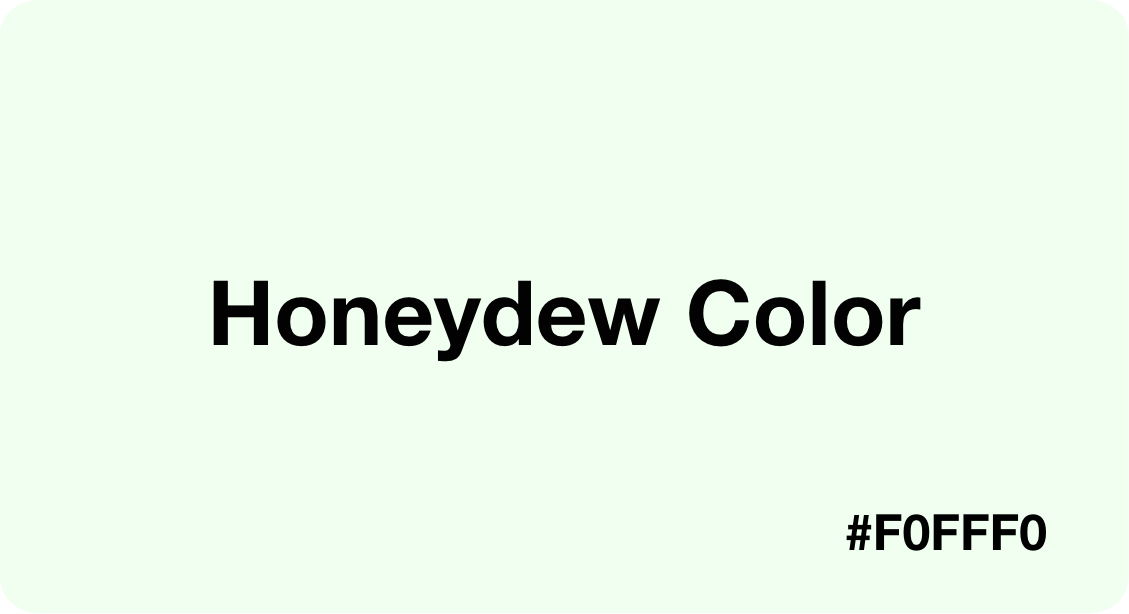 Honeydew Color: Best Practices, Color Codes, Palettes & More!