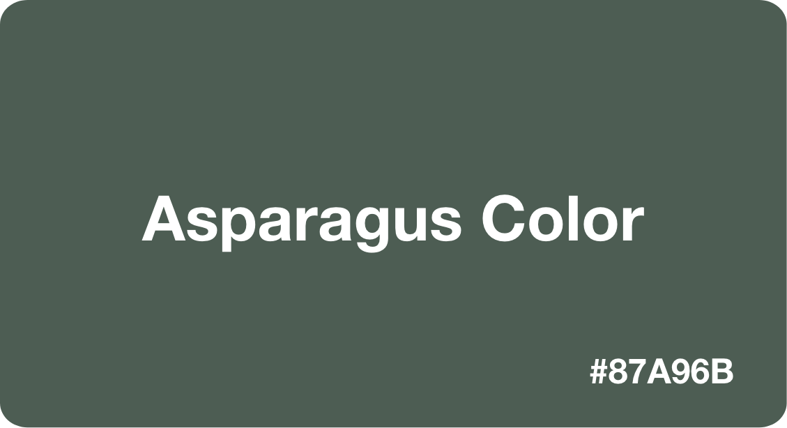 Asparagus Color: Best Practices, Color Codes, Palettes & More!