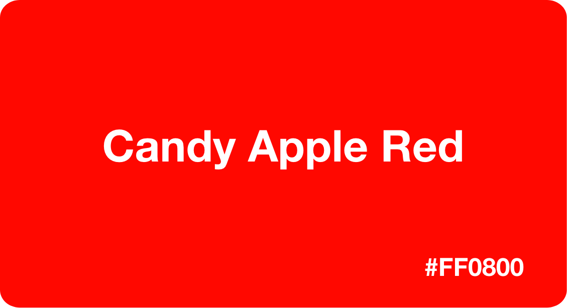 Candy Apple Color: Best Practices, Color Codes, Palettes & More!