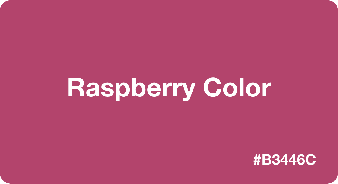 Raspberry Color: Best Practices, Color Codes, Palettes & More!