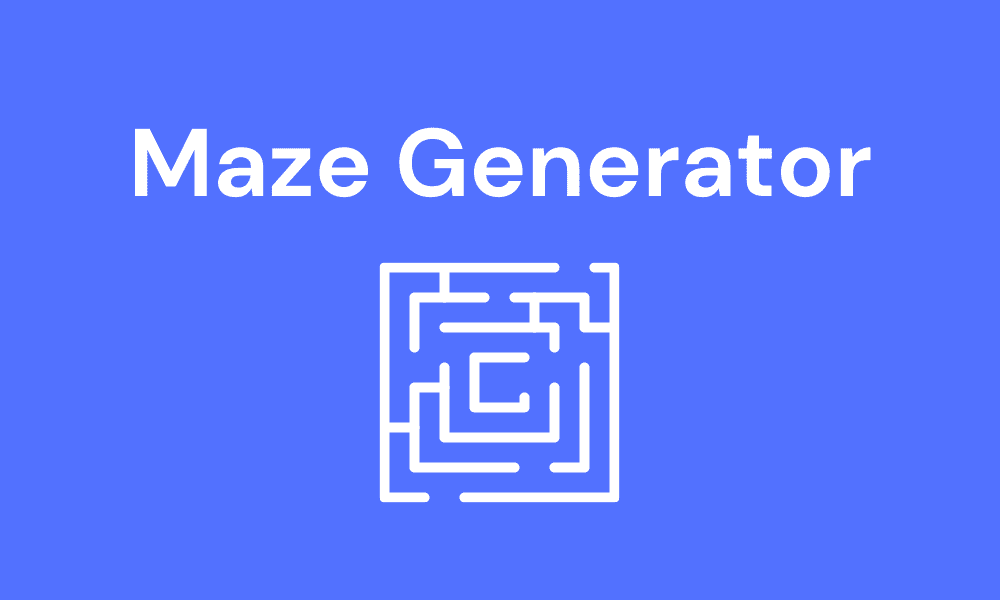 Maze Generator: Endless Choice & Fast Solution - Eggradients.com