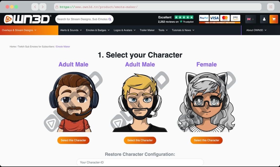 Best +5 Twitch Emote Maker for Gamer - Eggradients.com