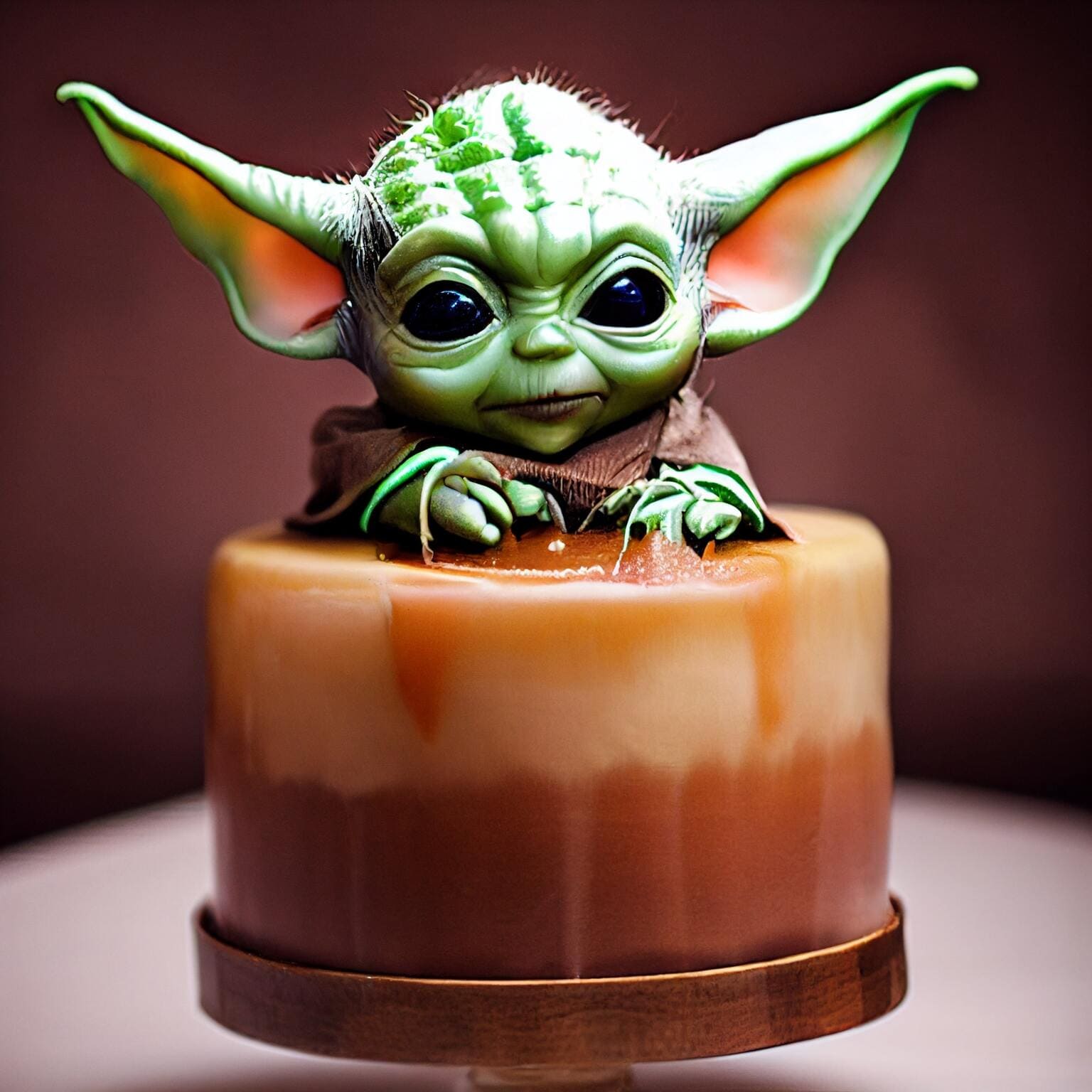 +20 Baby Yoda Cake Design Examples You want to Bite - Eggradients.com