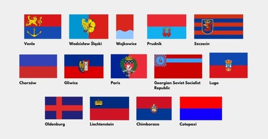 Blue and red flag: +15 City Flags With These Color Combinations ...