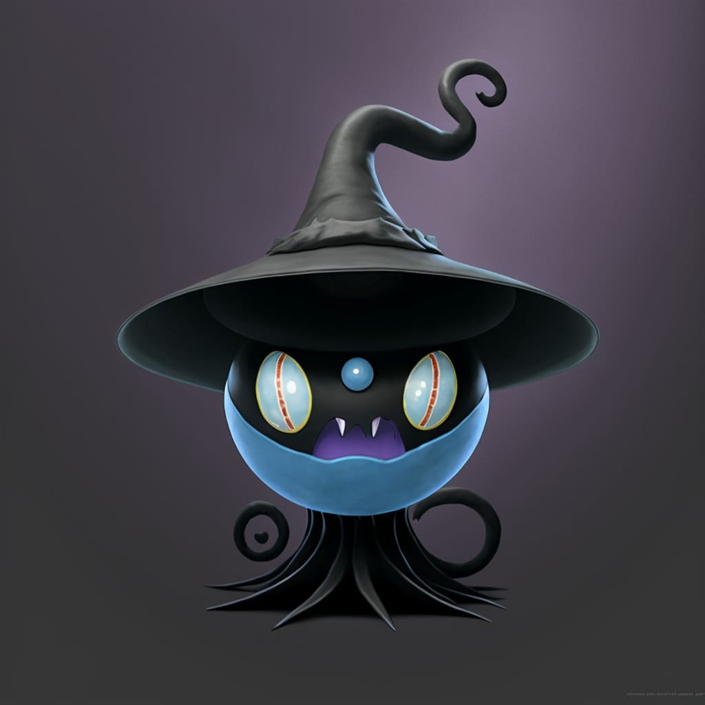+15 Black Pokemon Explained With 3D Images - Eggradients.com