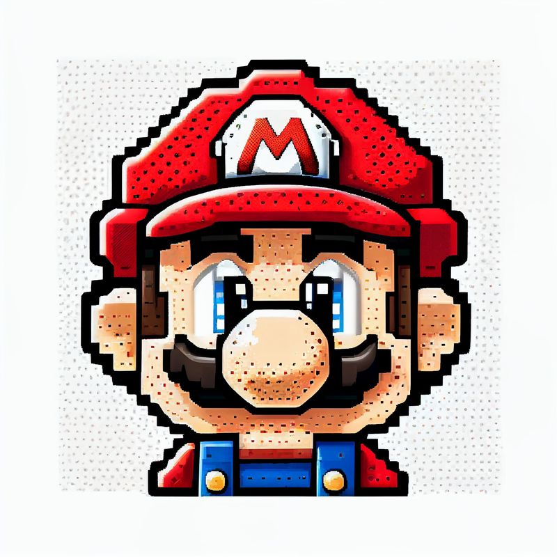 +60 Super Mario Pixel Art: High-Resolution Free Images - Eggradients.com