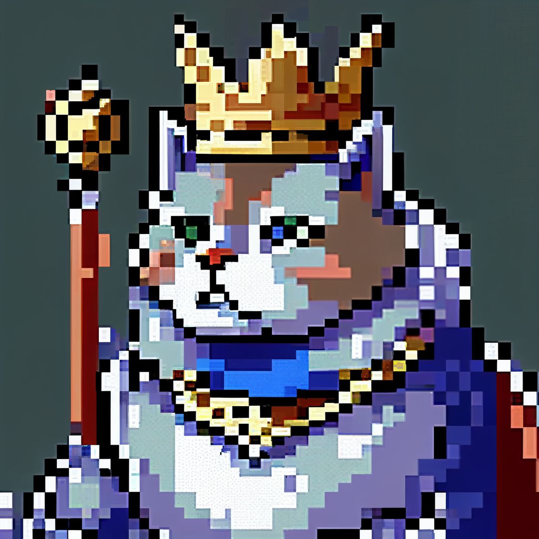 +30 Cat Pixel Art: High-Resolution Free Images - Eggradients.com