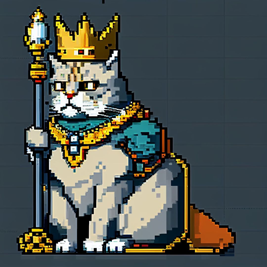 +30 Cat Pixel Art: High-Resolution Free Images - Eggradients.com