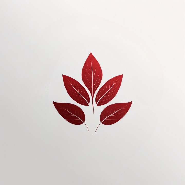 +20 Red Leaf Logo: Free to USE Designs - Eggradients.com