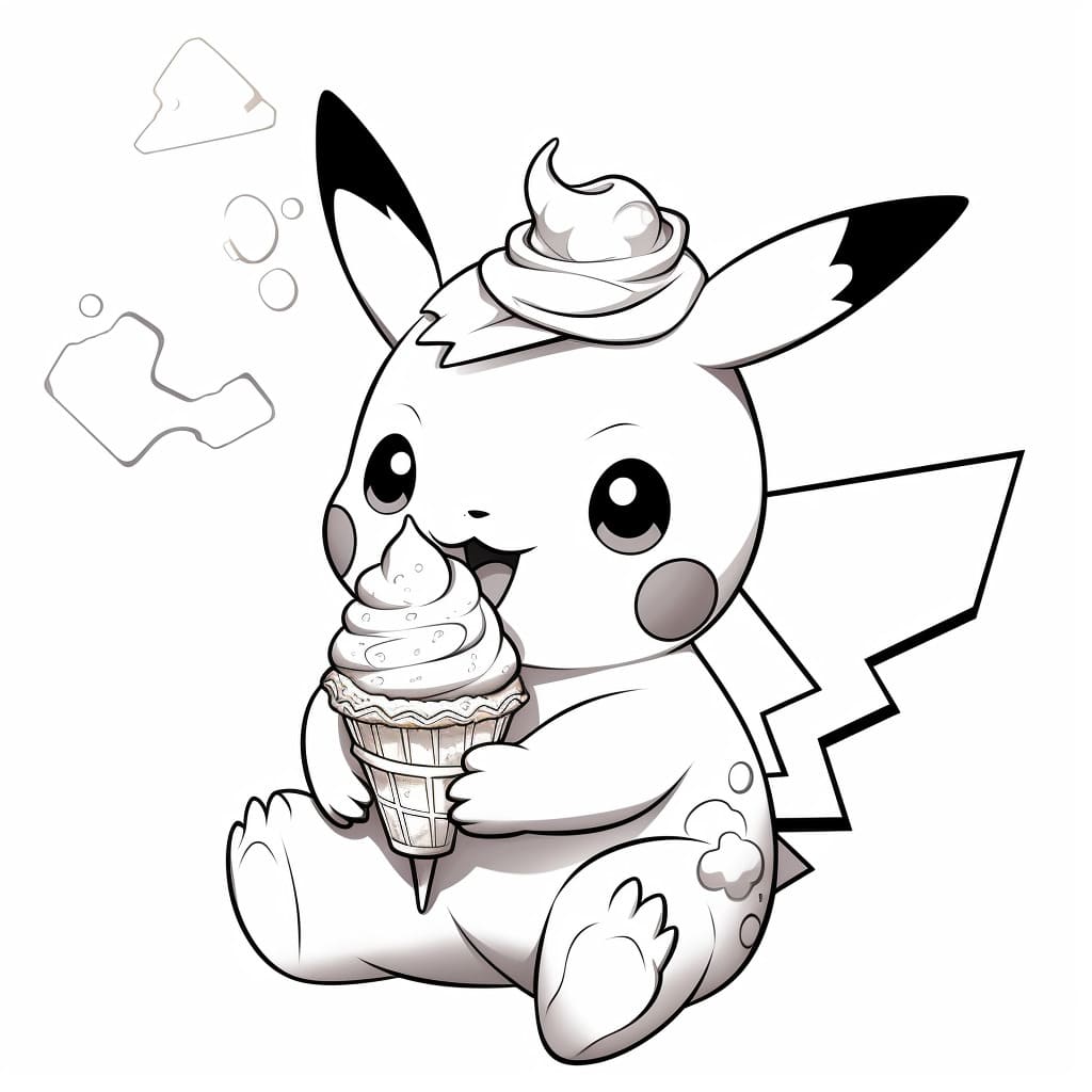 +30 Pikachu Coloring Pages for Free (Printable)