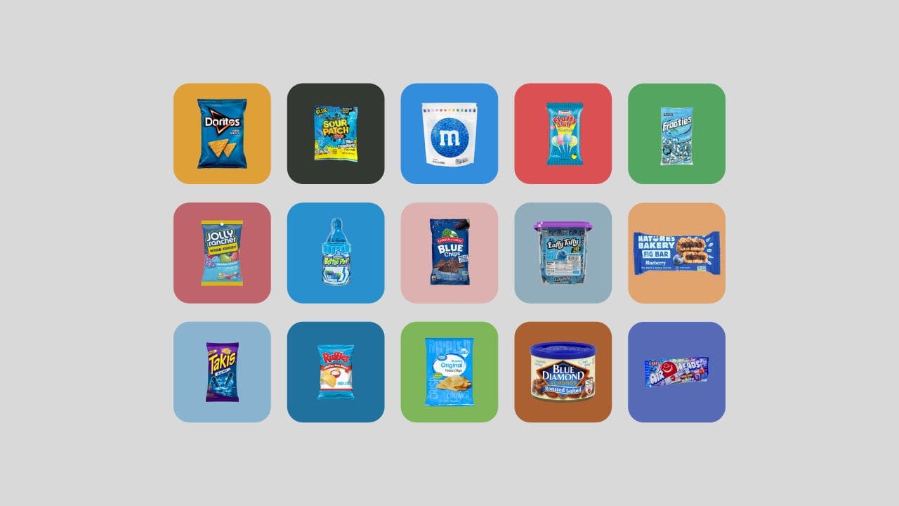 +40 Blue Snacks That's Worth to Try Ones - Eggradients.com