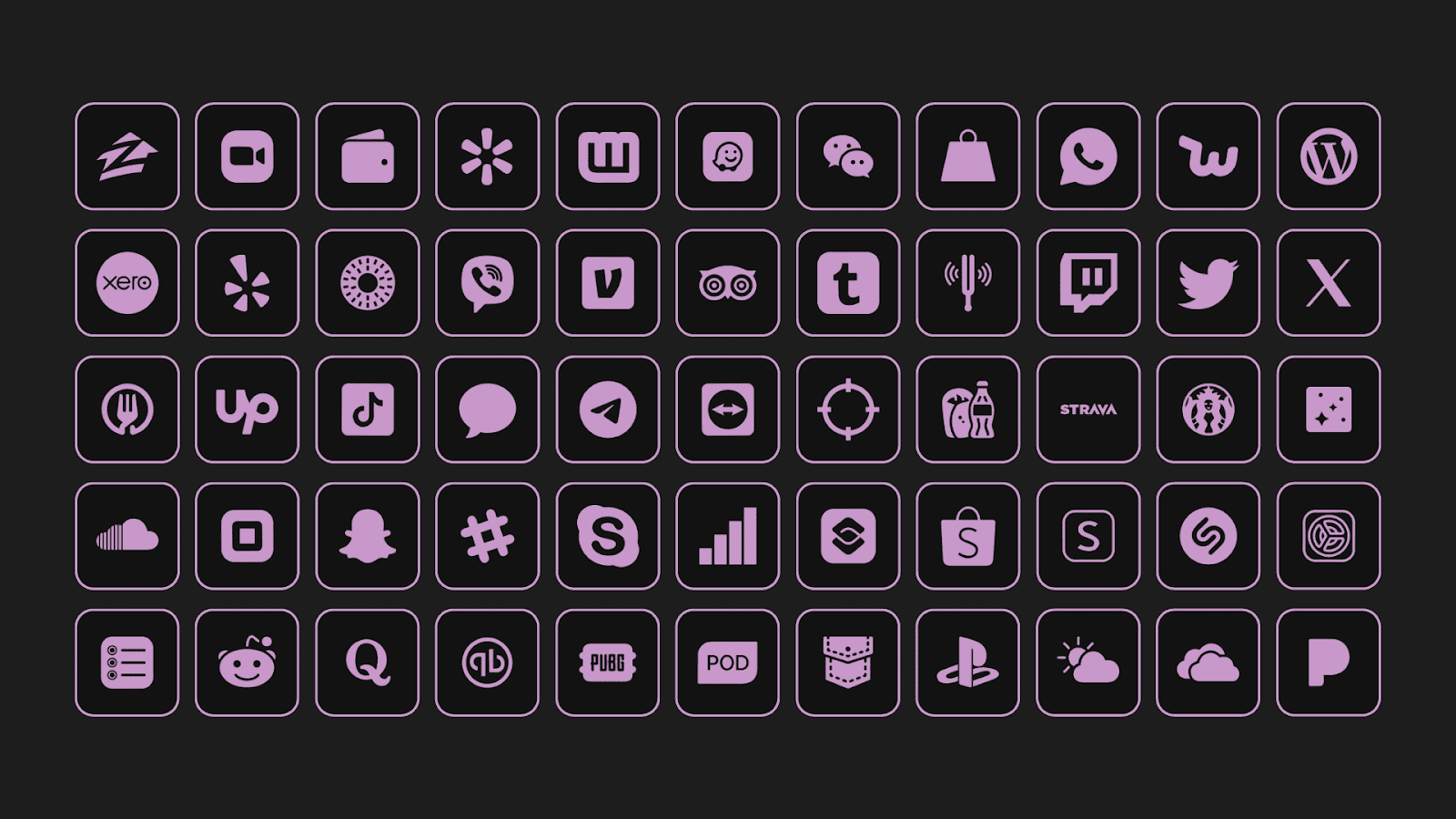 +150 Black App Icons Widget Aesthetic: Customize Your Phone ...