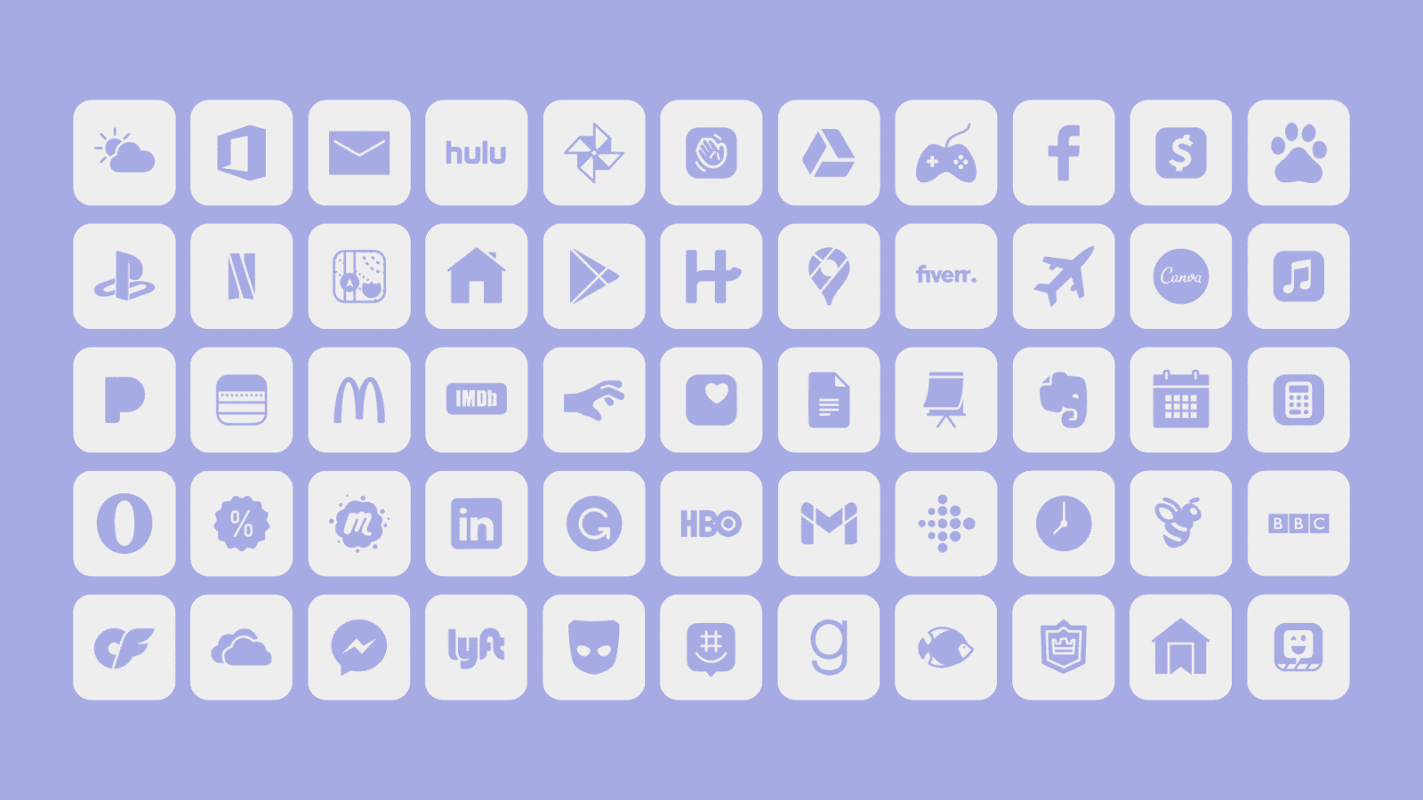 +100 White App Icons Widgets to Customize Your Phone! - Eggradients.com