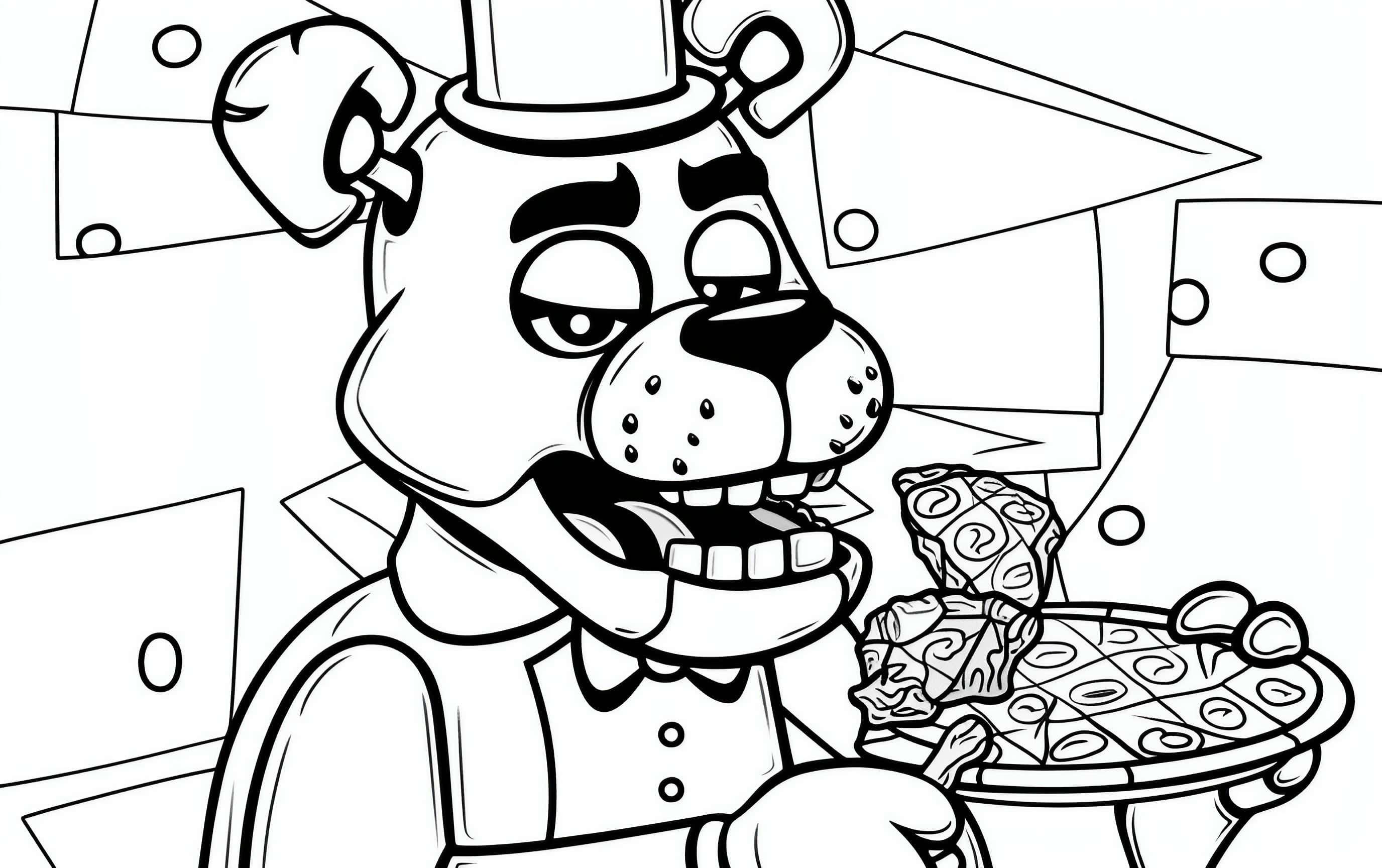 Freddy Coloring Pages