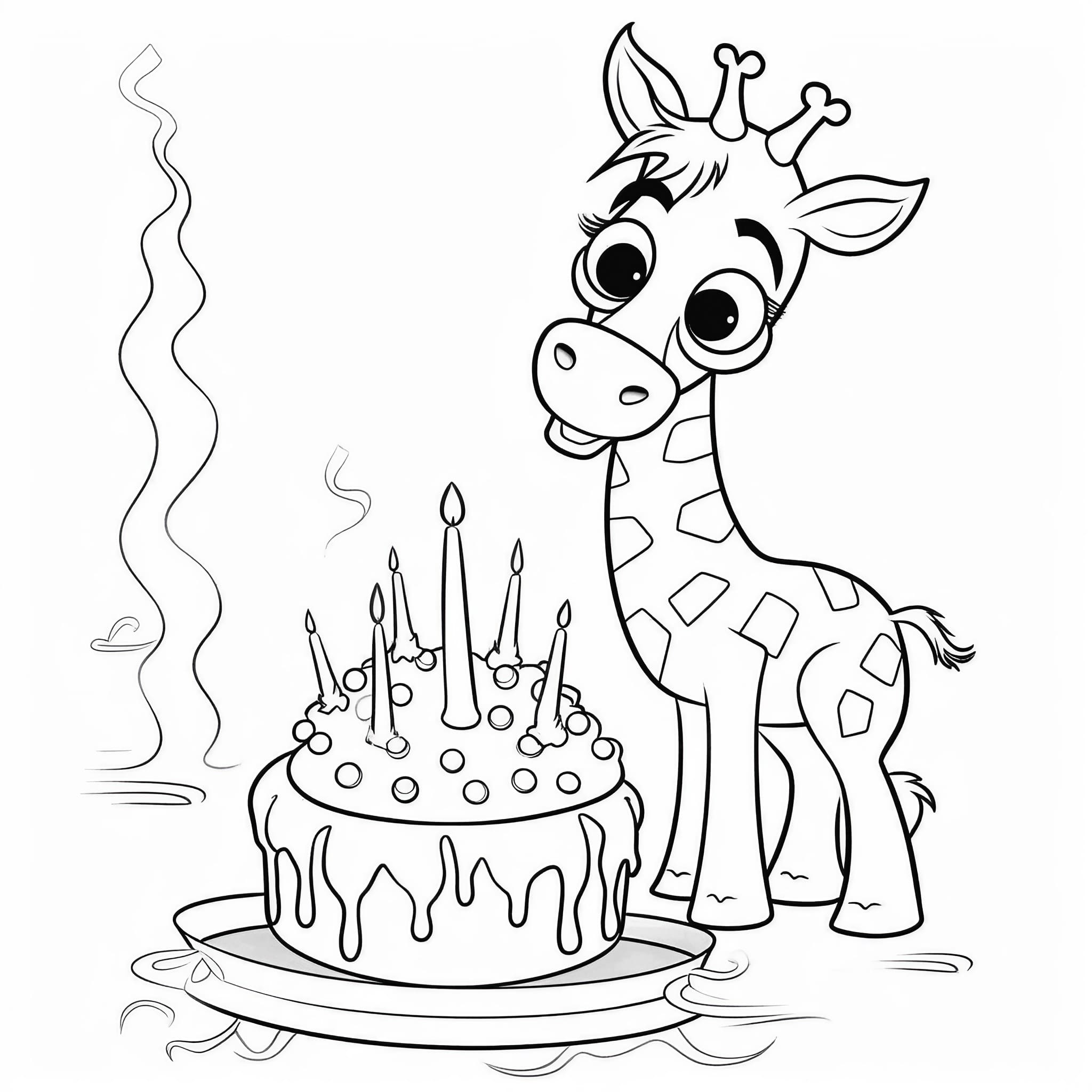 +65 Giraffe Coloring Pages For Free (Printable)