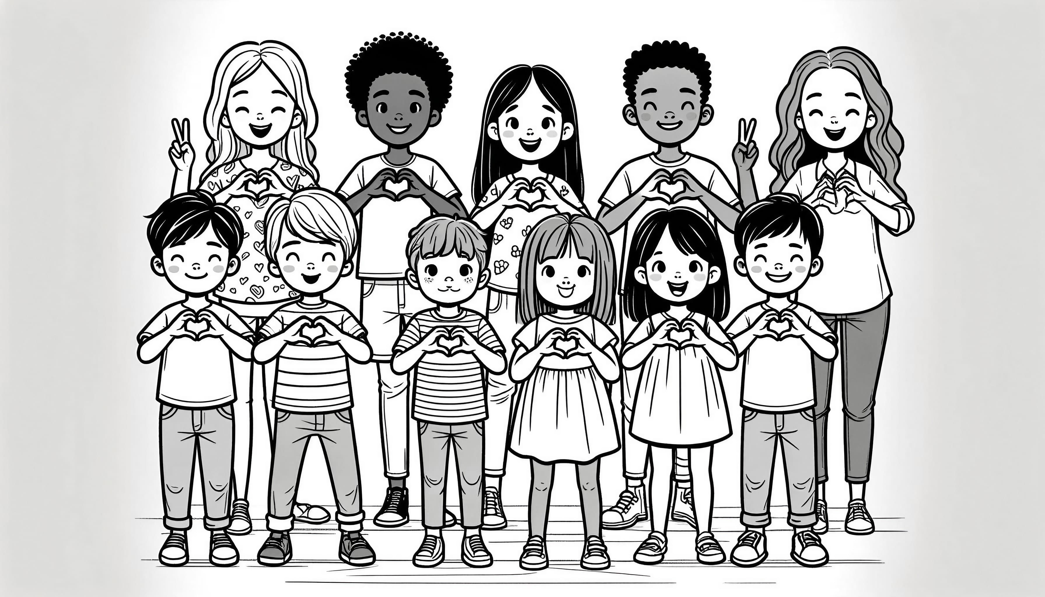 +75 People Coloring Pages For Free (Printable)