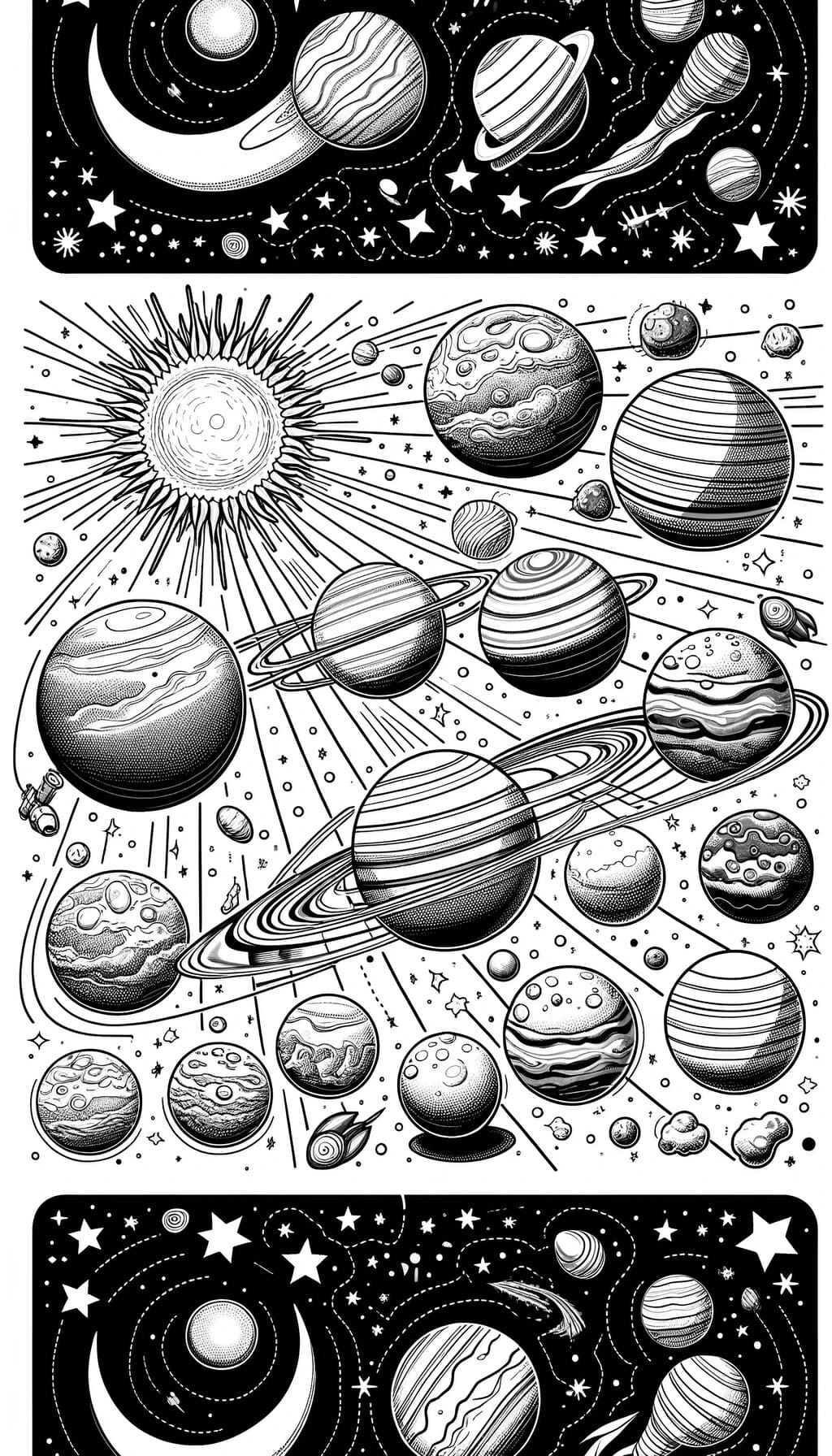 +55 Space Coloring Pages For Free (Printable)