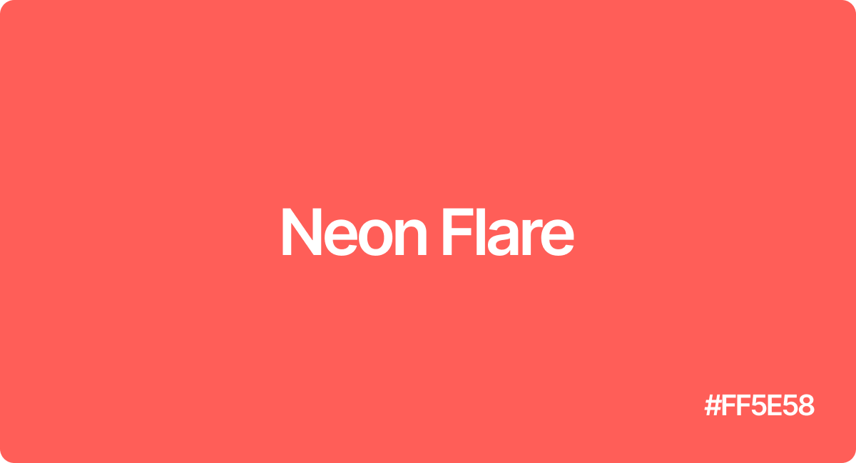 Neon Flare Color ( Setting Sun #532D3A ): With Codes, Palettes & More!