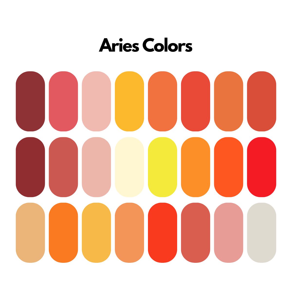 Power of Aries Colors: Discover How Red and Other Bold Hues Impact Your ...