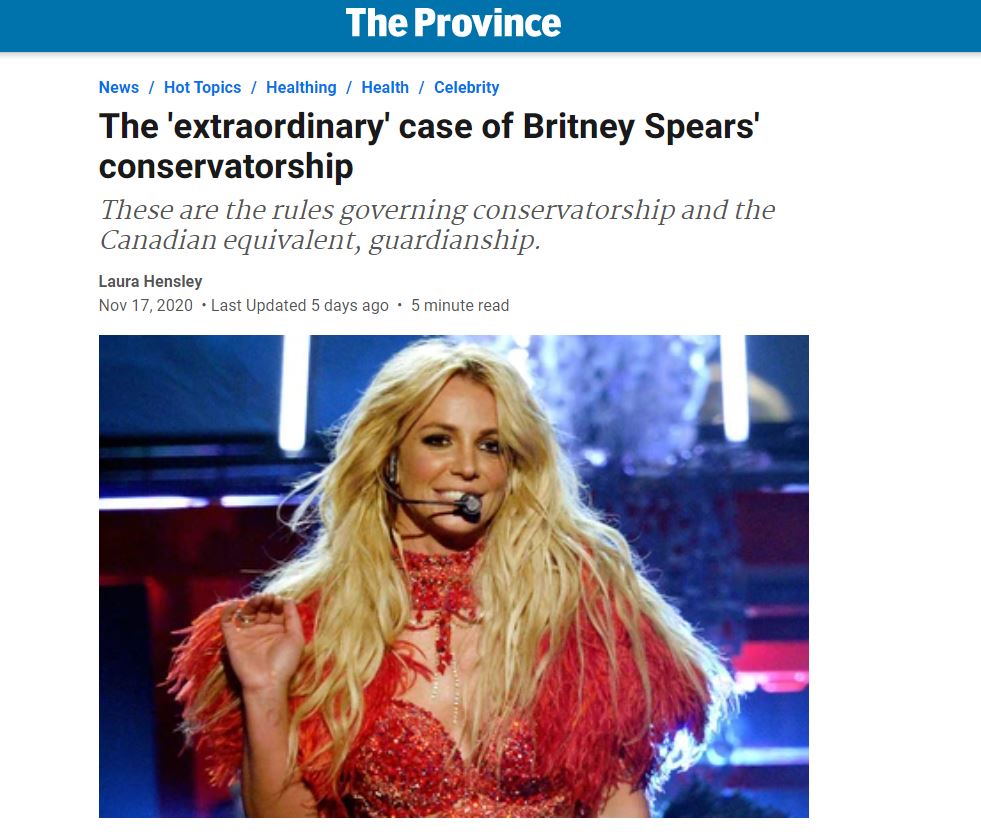 Lisa Feldstein interviewed about Britney Spears' conservatorship