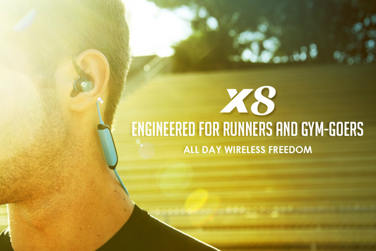 All-Day Wireless Freedom: MEE Audio X8 Headphones | InMotion Stores