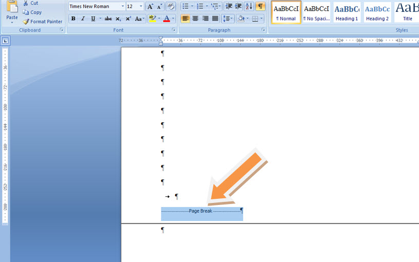 Pagination Page Breaks In MS Word Quick Visual Guide 