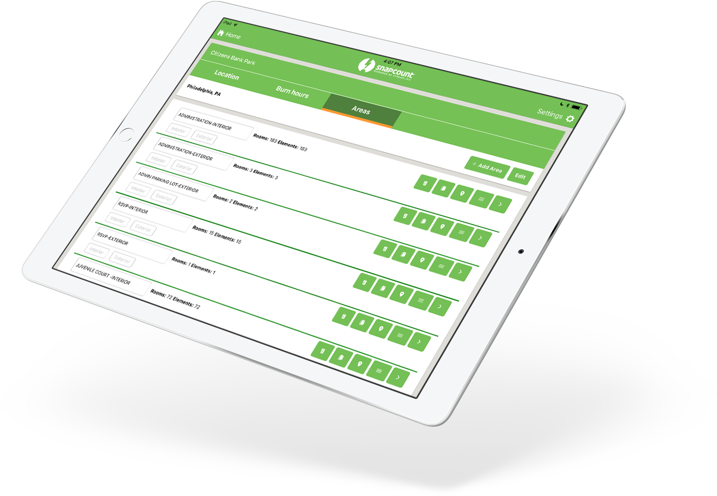 SnapCount by Streamlinx : Lighting Retrofit Software