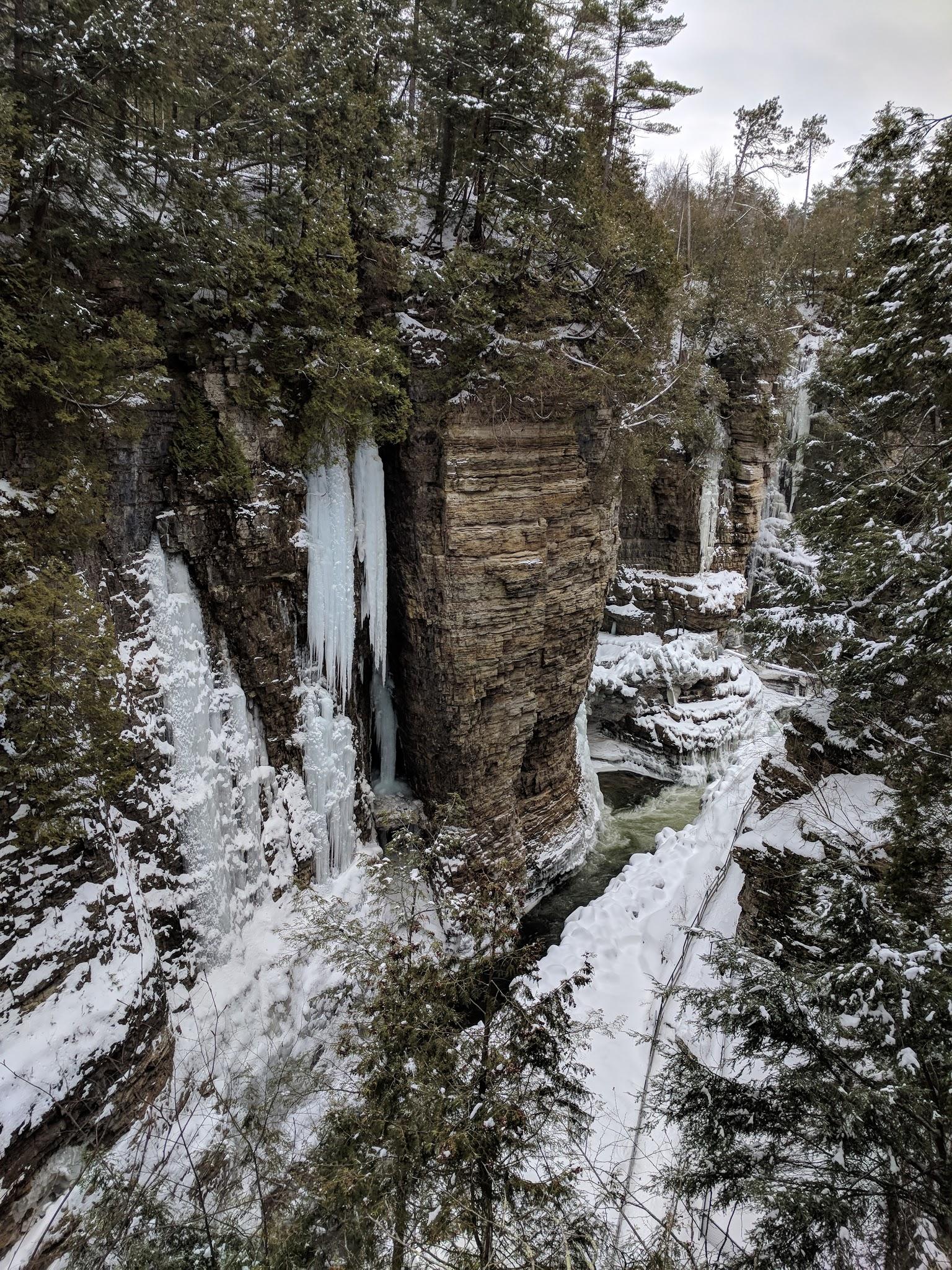 Ausable Chasm: A Winter Exploration