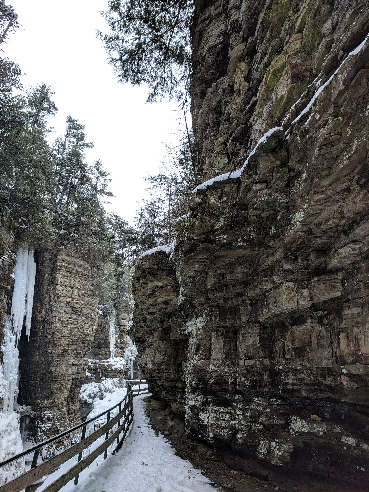 Ausable Chasm: A Winter Exploration