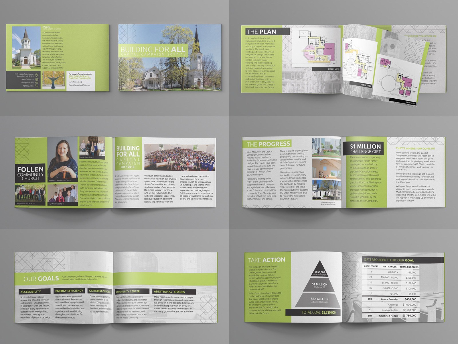 Church Capital Campaign Case Statement Booklet Design for FCC ...