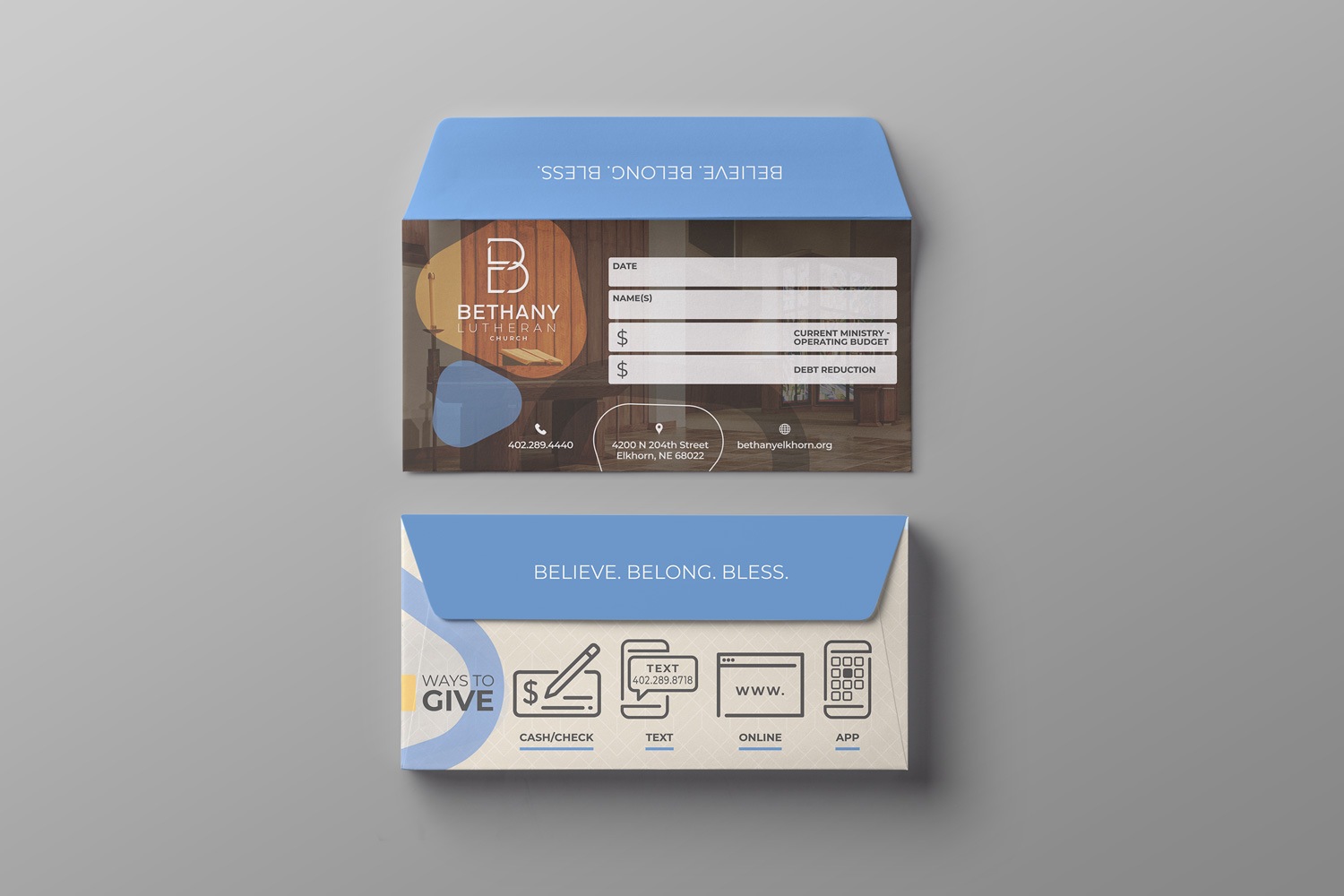 Offering Envelope Design & Print | Church Communications