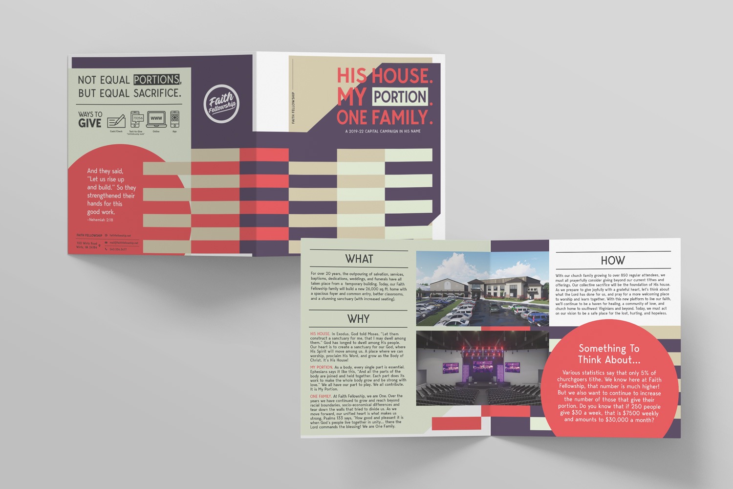 Church Capital Campaign Brochure | Case Statement Design
