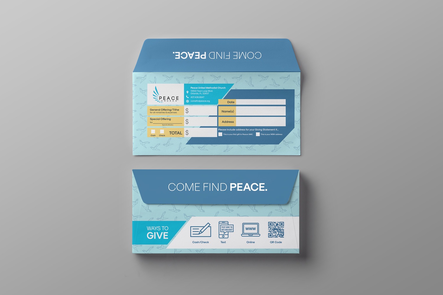 Offering Envelope Design & Print | Church Communications