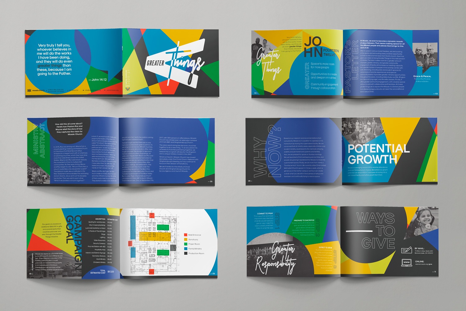 Church Capital Campaign Booklets | Case Statement Design
