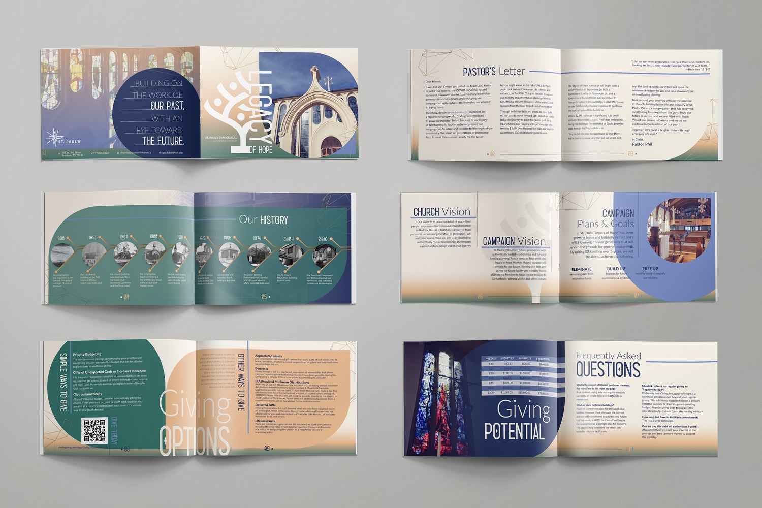 Church Capital Campaign Booklets | Case Statement Design